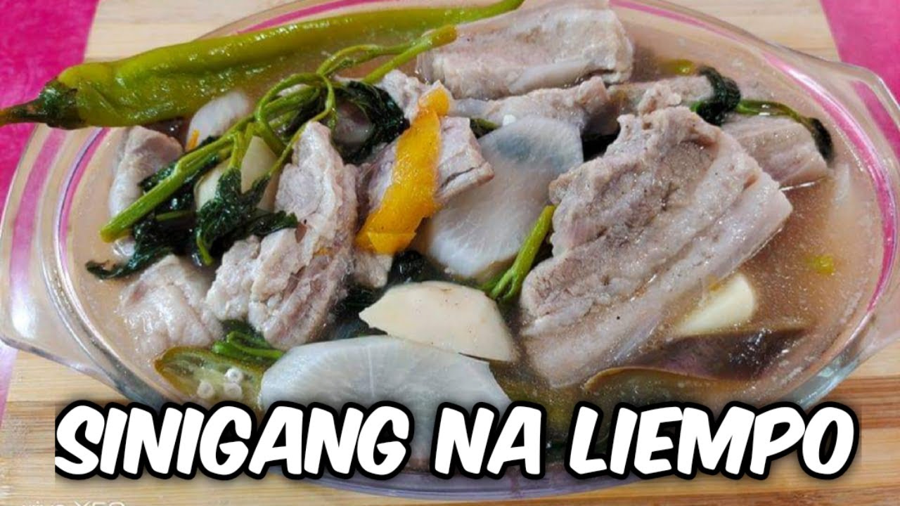 SINIGANG NA LIEMPO | SINIGANG NA BABOY | EASY RECIPE - YouTube
