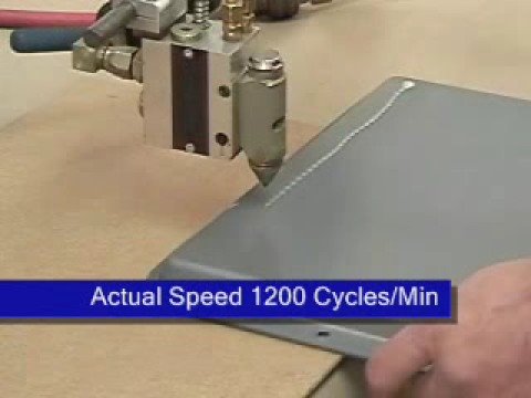 "Machine Gun" hot melt glue system - YouTube