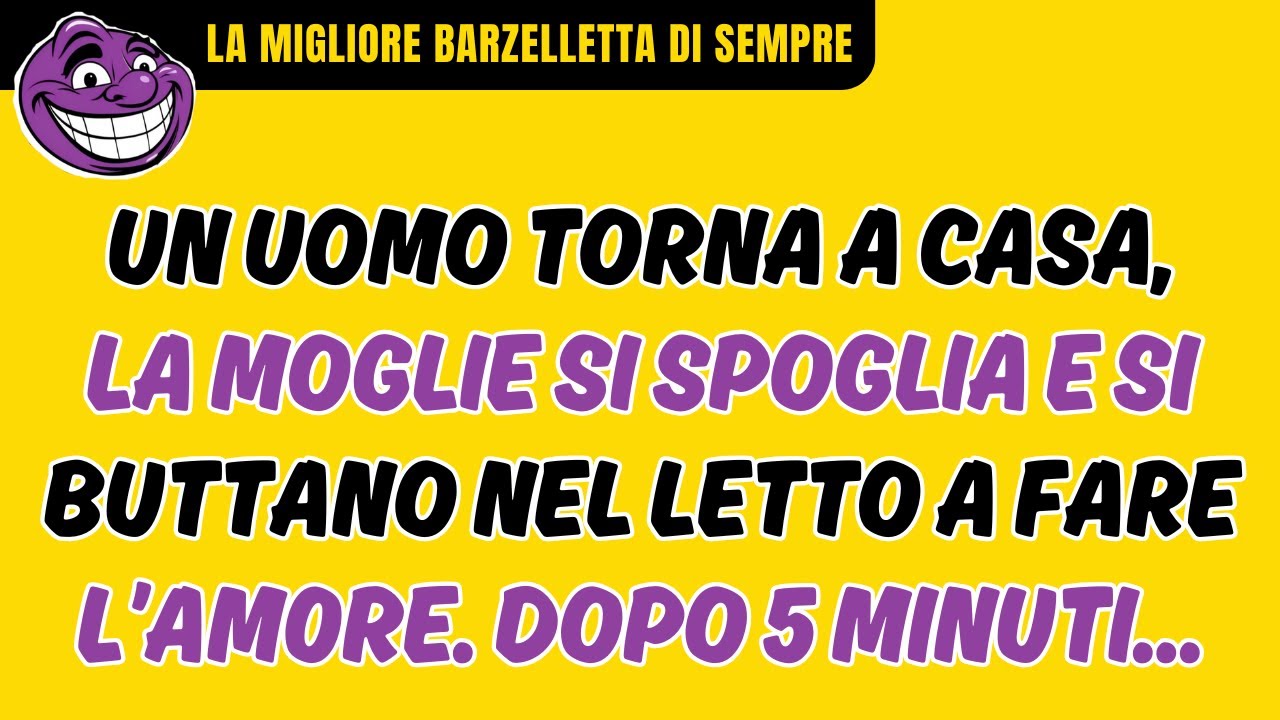 Marito e moglie a letto | LA MIGLIORE BARZELLETTA DI SEMPRE | Tante ...
