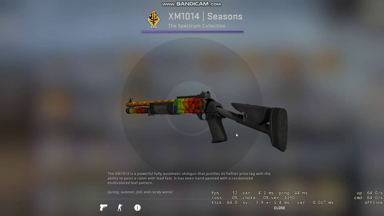 Ultra Rare XM1014: Seasons (Blue Leaf) Factory New Skin! - YouTube