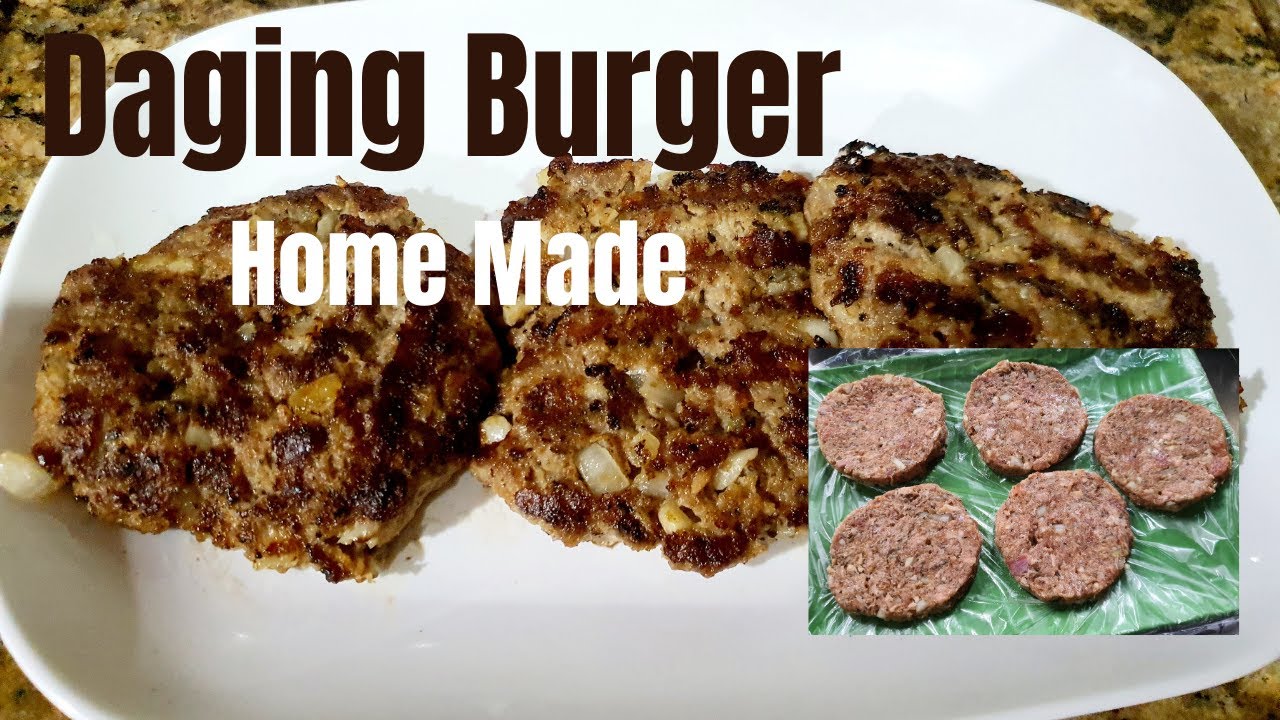 Resepi Homemade Daging Burger | Cara membuat daging burger - YouTube