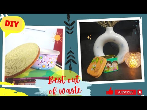 Best out of waste || Diy by waste item - YouTube