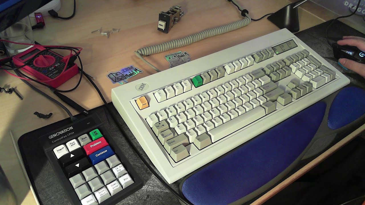 1991 IBM Model M 1391401 @ ~80+ wpm - YouTube