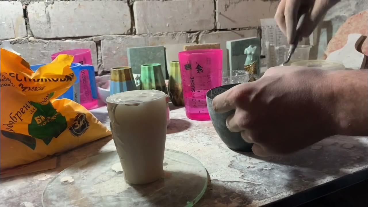 Водостойкий гипс. Простой и дешёвый рецепт. - YouTube