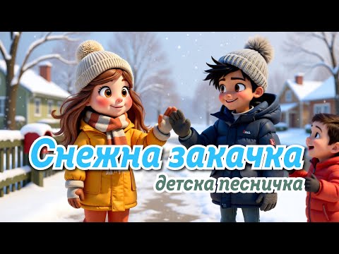 Снежна закачка - детска песничка