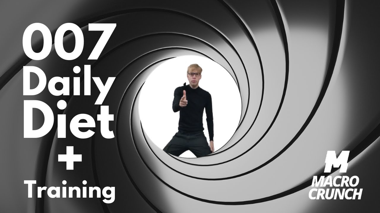 James Bond Daily Diet + Exercise Routine (24hr Routine Challenge) - YouTube