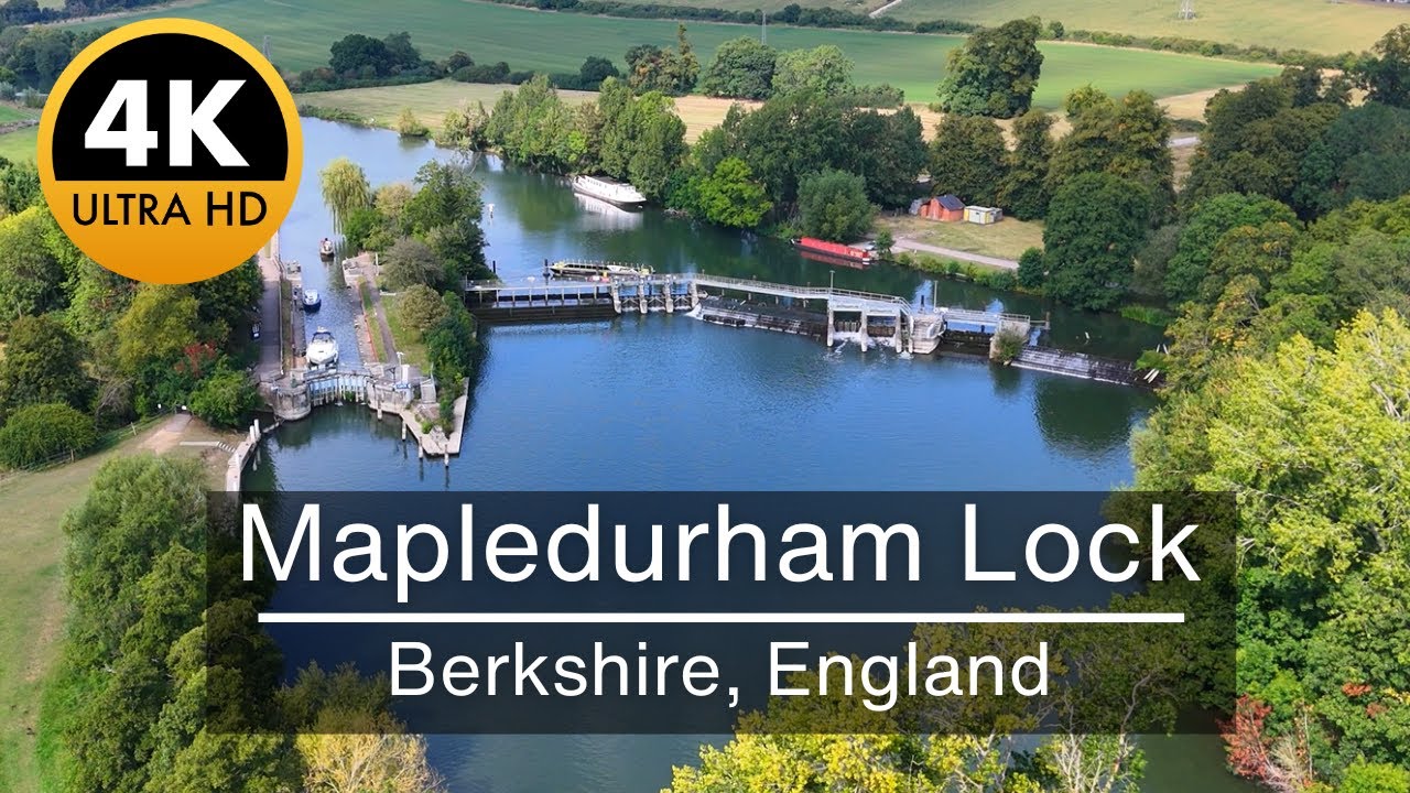 Mapledurham Lock In Stunning 4K Ultra HD Video | Purley-on-Thames ...