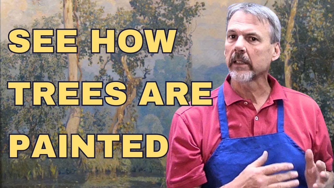 A Discovery Of How To Paint Trees In Your Landscape Painting - YouTube