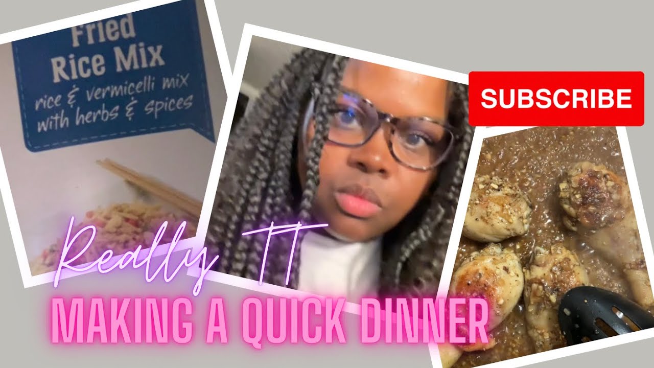 Making dinner real fast | Using what I got | Really TT - YouTube