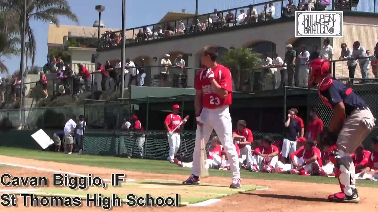 Cavan Biggio Prospect Video, St Thomas high school - YouTube