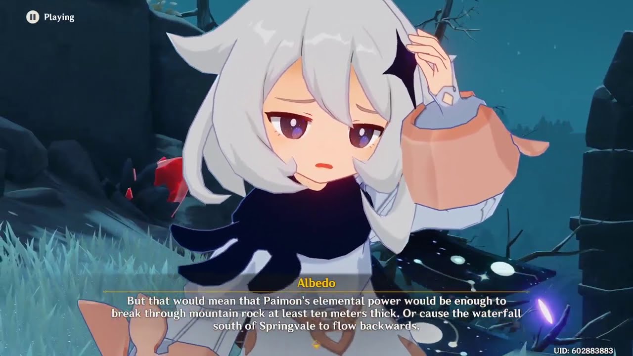 PAIMON "The Floating Child" had a Headache. - YouTube