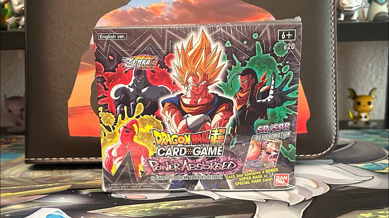 Dragon Ball Super TCG. Power Absorbed Booster Box #1 - YouTube