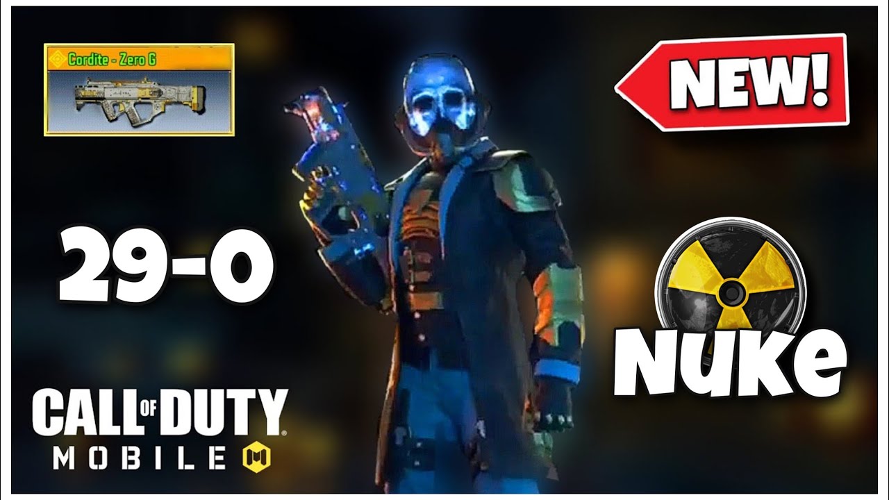 NEW* CoD Mobile: Cordite Zero G | Gameplay | Class Setup | Nuke 29-0 ...