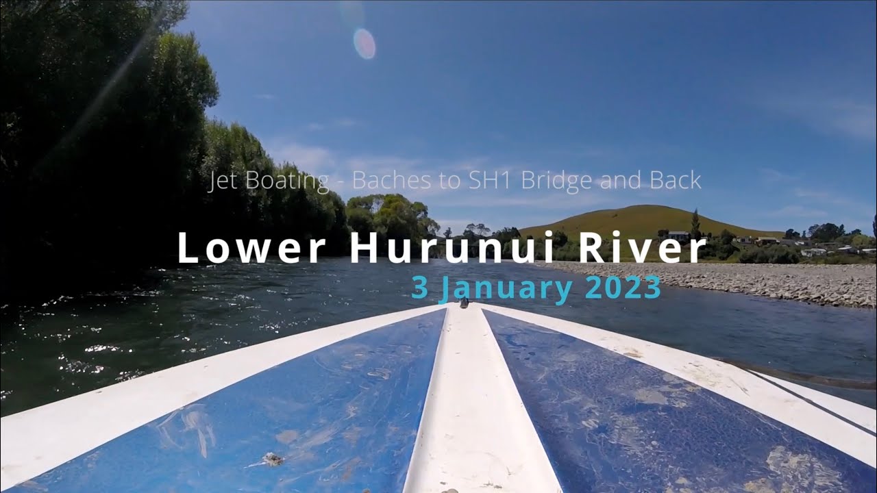 Lower Hurunui River Jet Boating - YouTube