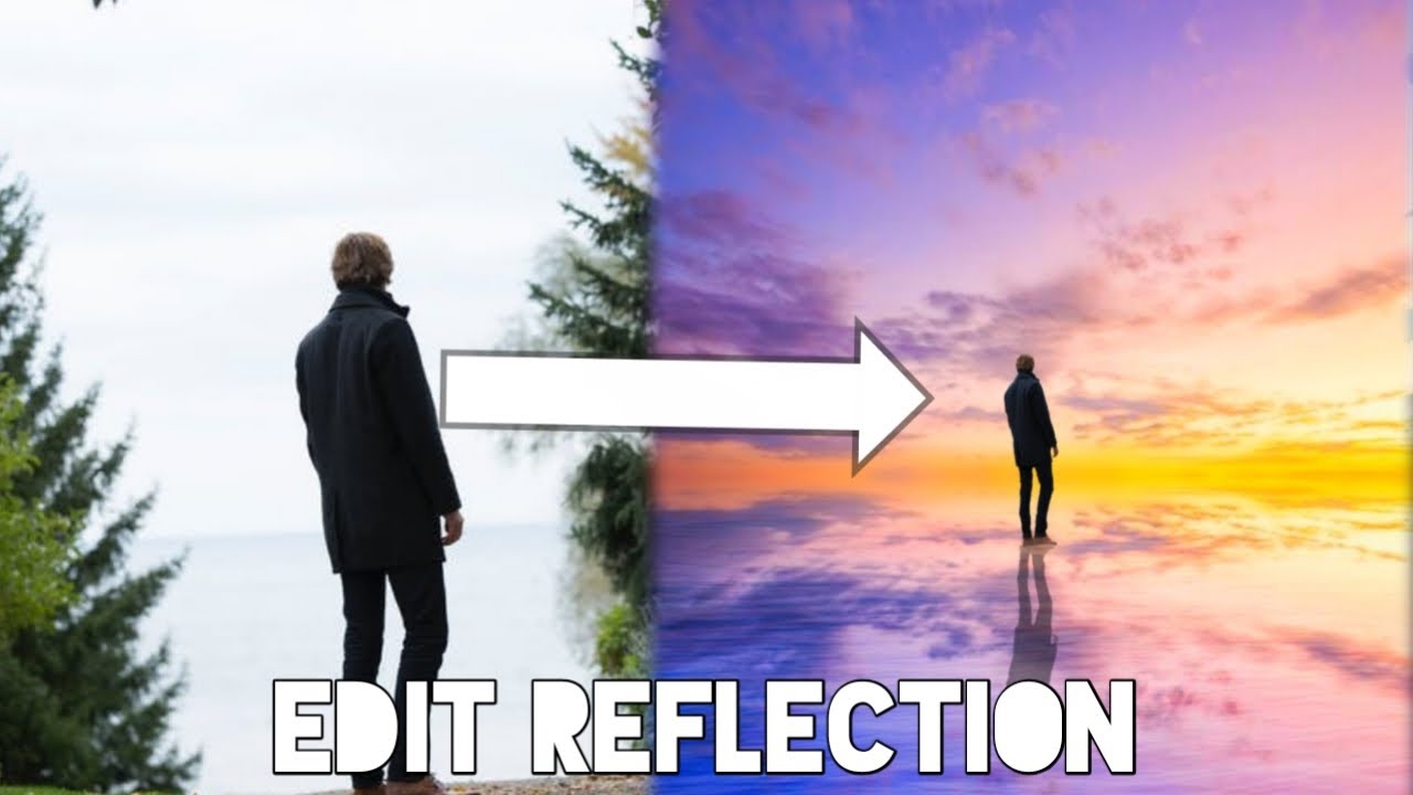 Cara Edit Water Reflection Effect di Android | Picsart Tutorial - YouTube