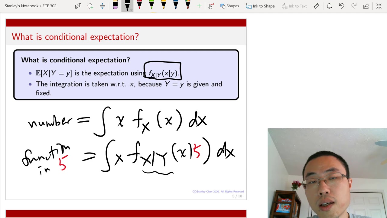 ECE 302 Lecture 5.5 Conditional expectation - YouTube