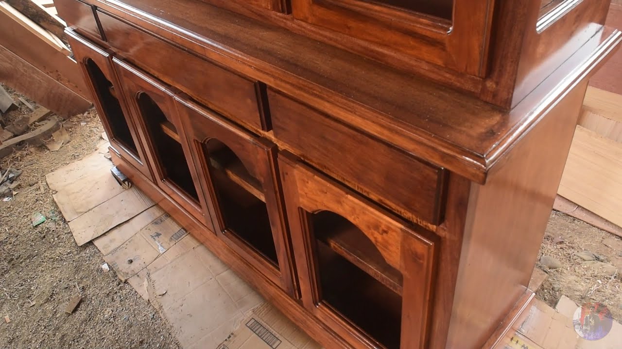 DISPLAY CABINET | PLATERA 4 DOOR CABINET - YouTube