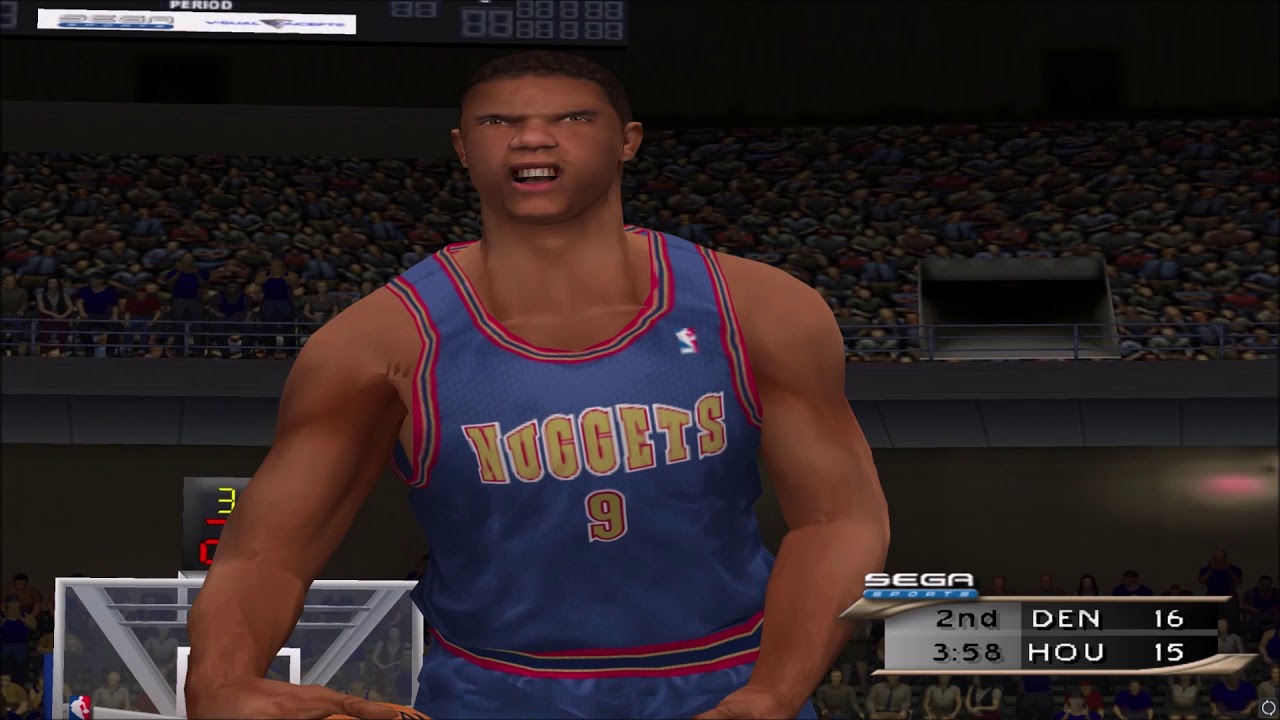 Retro Look back at NBA 2K2: Nuggets at Rockets NBA 2K2 PCSX2 in 4K ...