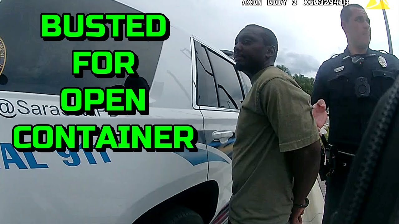 Busted for Open Container - Sarasota, Florida - April 29, 2023 - YouTube