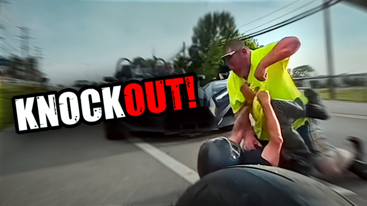 WHEN BIKERS FIGHT BACK | Crazy Motorcycle Moments Ep. #119 - YouTube