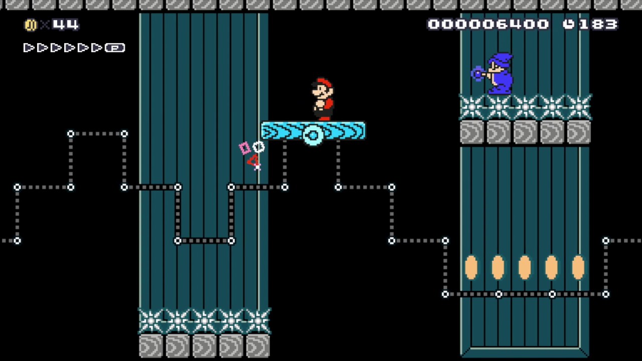 Super Mario Maker Levels: "Magikoopa Ride" - YouTube