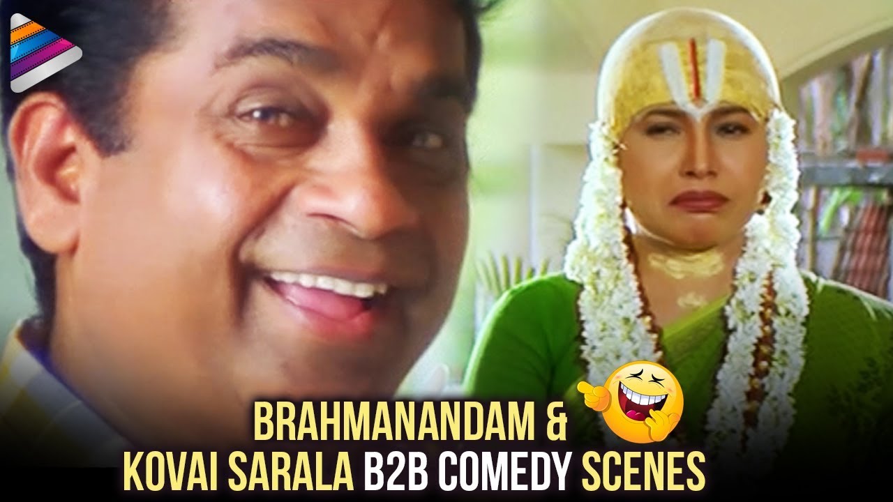 Brahmanandam & Kovai Sarala Back 2 Back Comedy Scenes | Tirumala ...