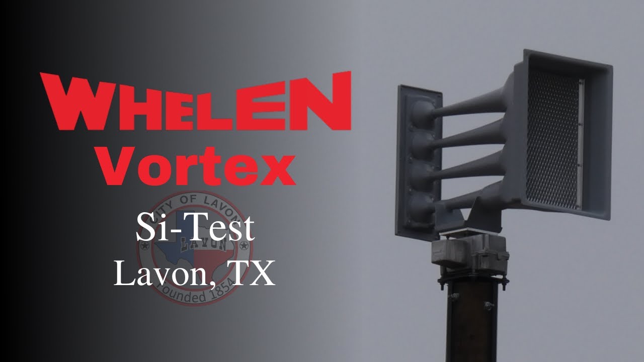 Brand New Whelen Vortex | Silent Test | Lavon, TX - YouTube