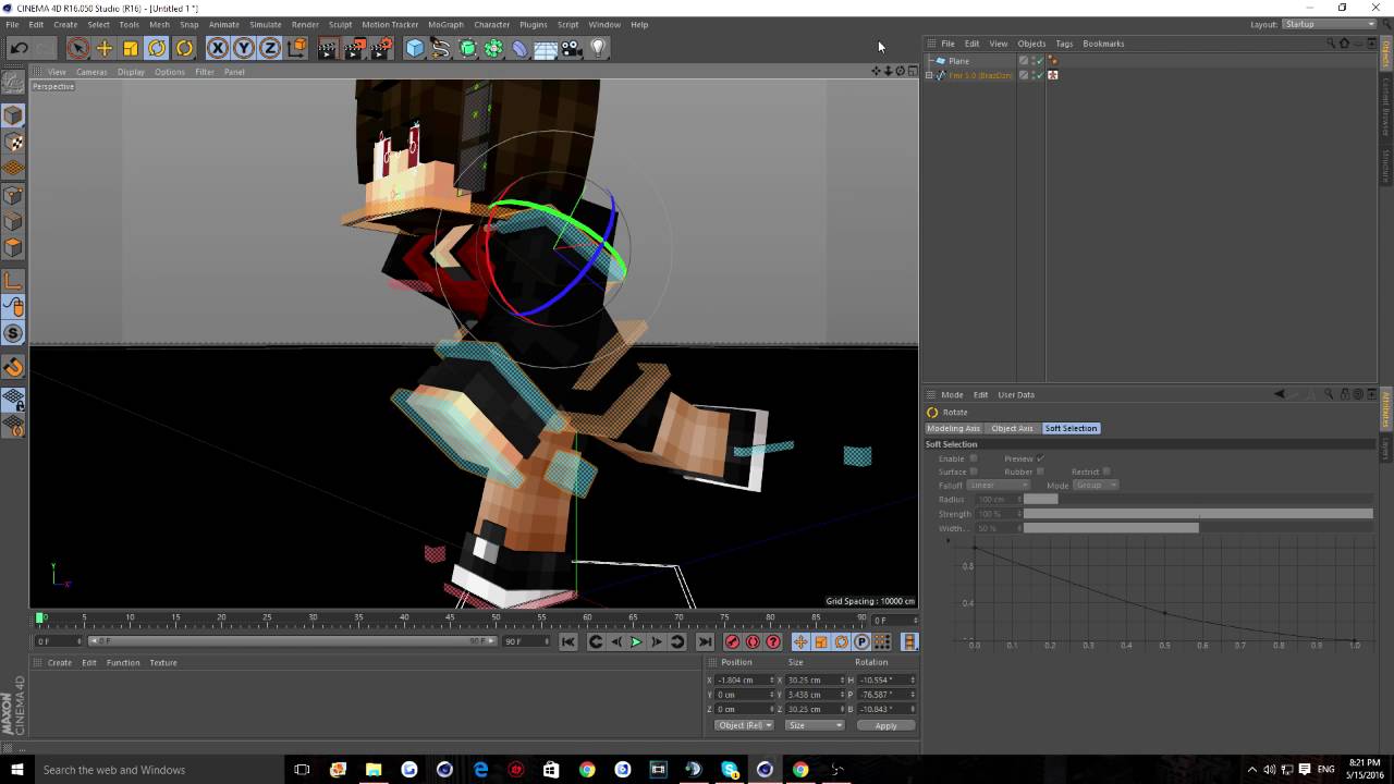 Cinema 4D Minecraft | Como Hacer Un Run Cycle [Special 1K] - YouTube