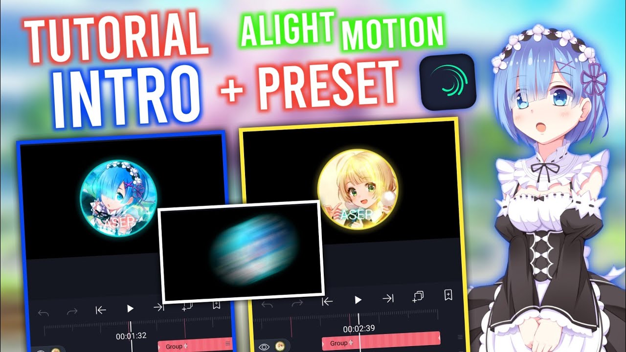 Tutorial Intro AMV Alight Motion (Bonus Preset & Xml) || Alight Motion - YouTube