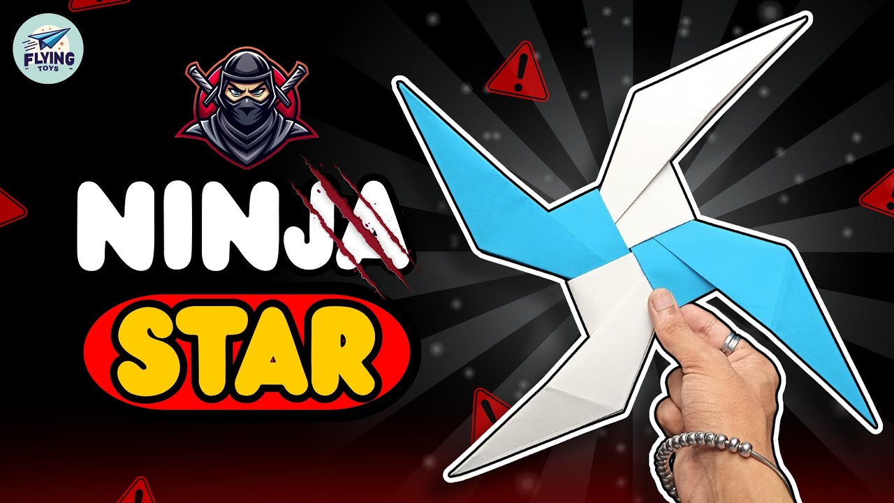 Deadly Ninja Star ☣️🔥 || How to make paper ninja star || Paper Ninja ...