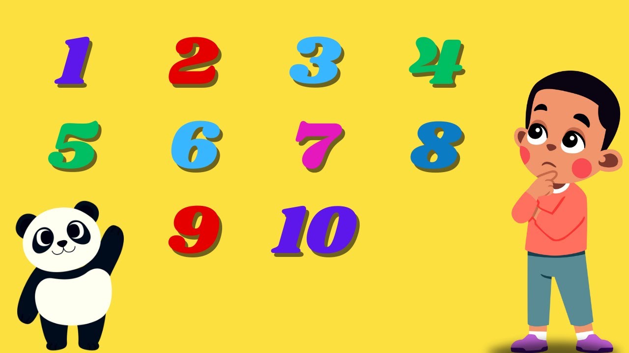 Learn Numbers 1 to 10 | Fun & Educational 2D Animation for Kids ...