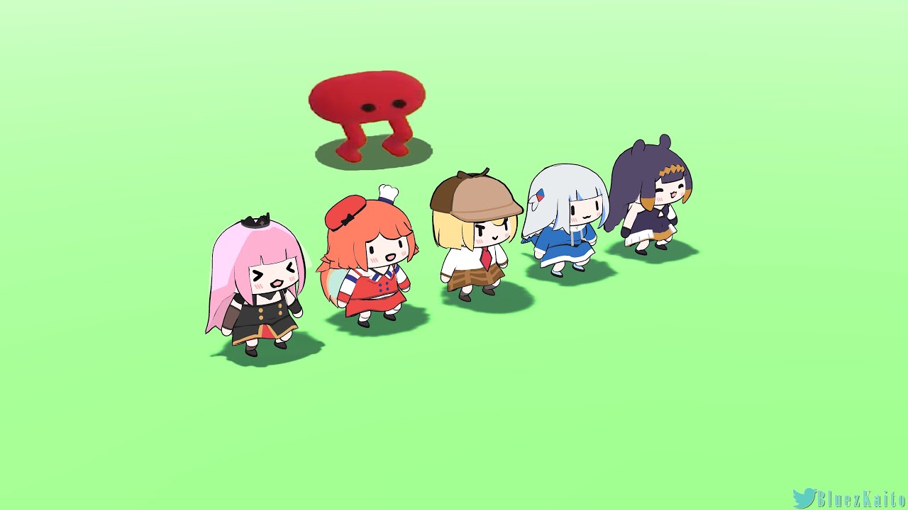 The HoloMyth Pikuniku Dance FIVE-ever..! - YouTube