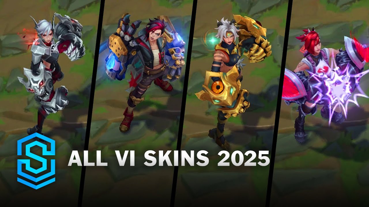 All Vi Skins Spotlight 2025 - YouTube