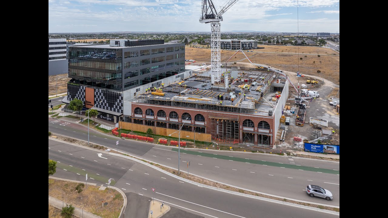 Hudson Hub, Williams Landing | April Construction Update - YouTube