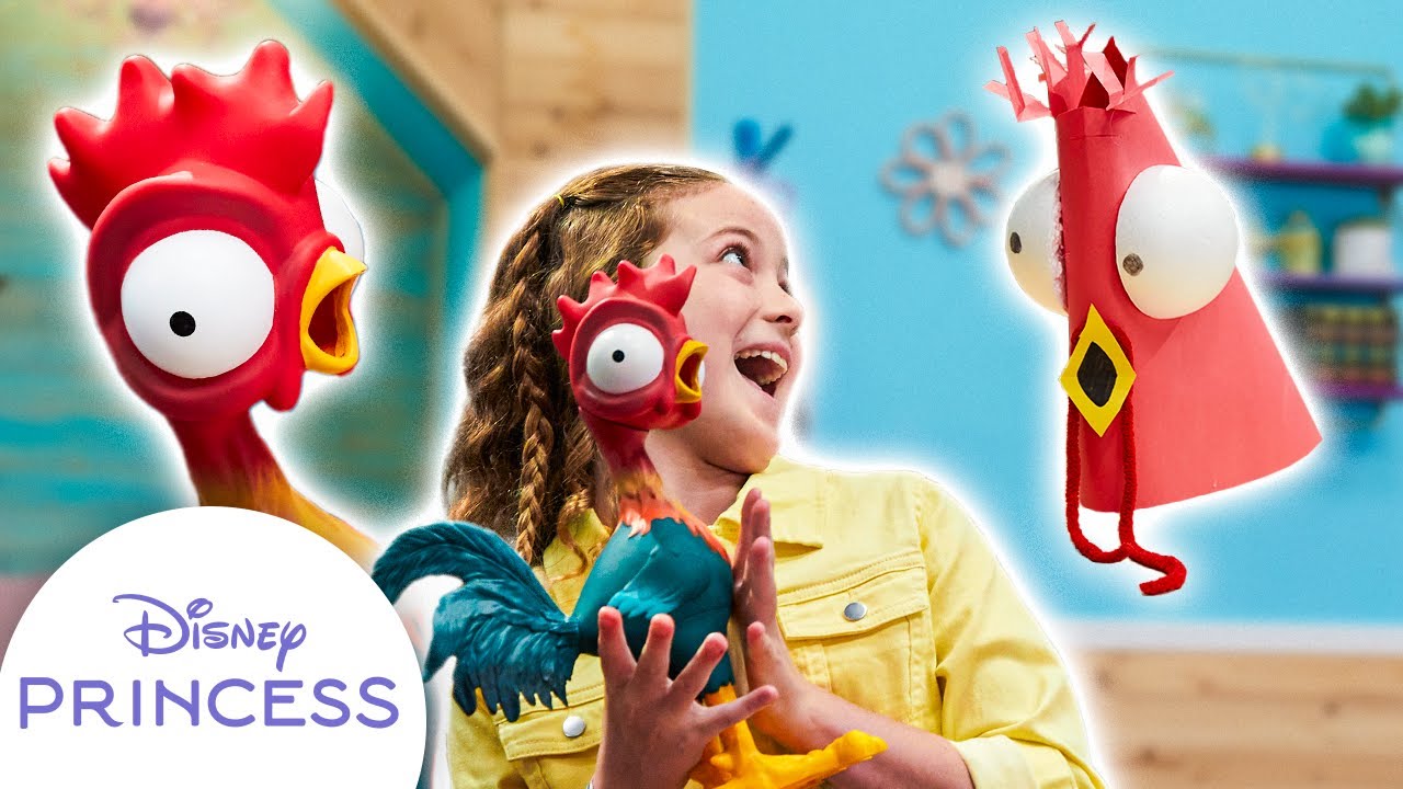 How To Make a Heihei Hat for Halloween | Moana | Disney Princess Club ...