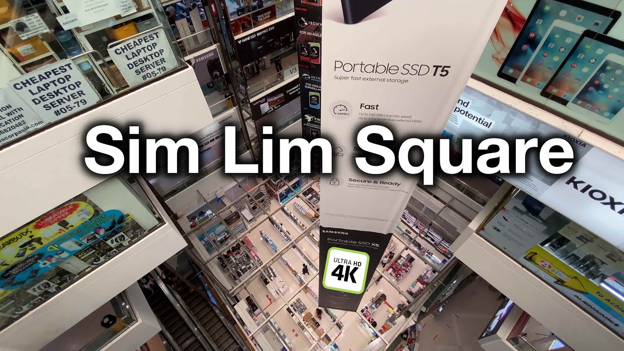 Sim Lim Square Sunday Afternoon Walk [Singapore] 4K & Binaural Audio ...