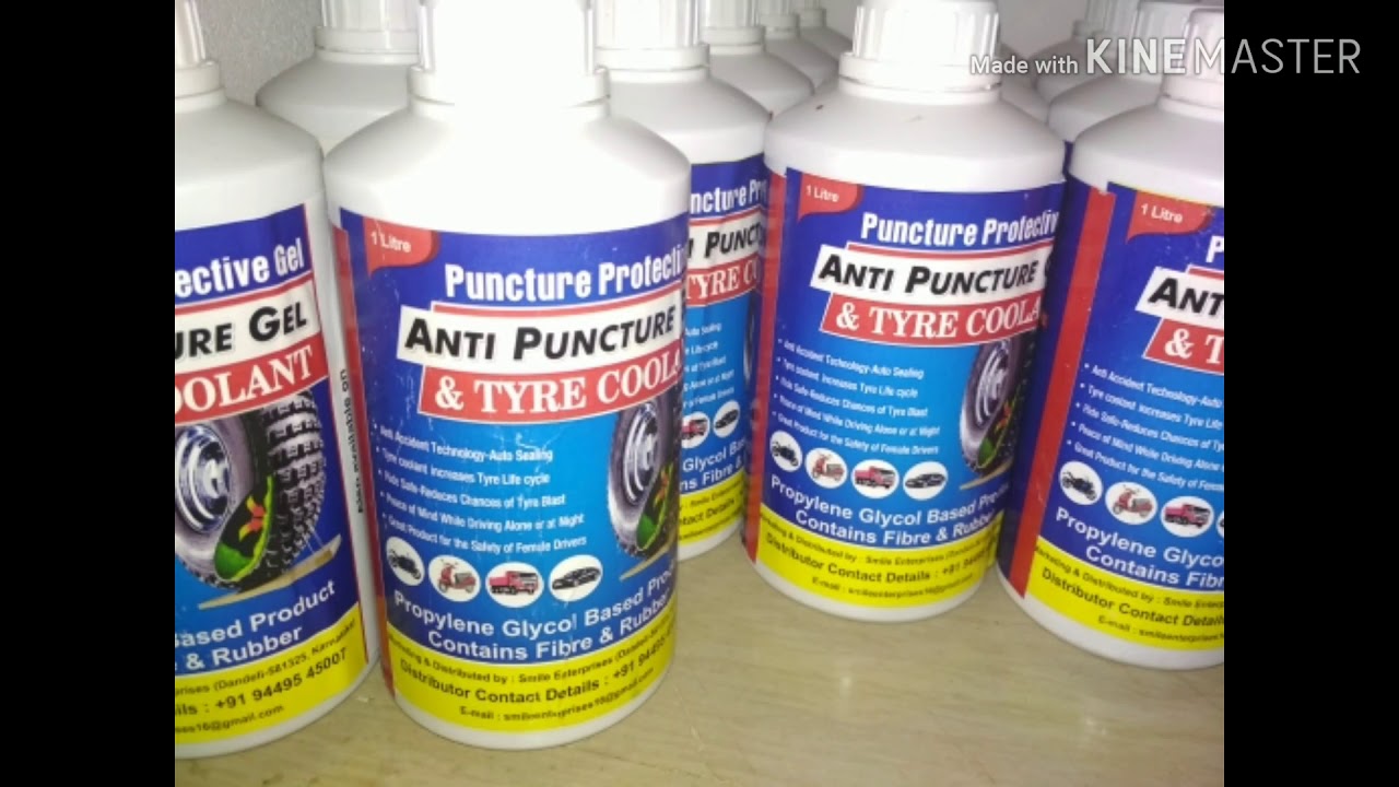 Anti Puncture Gel - YouTube