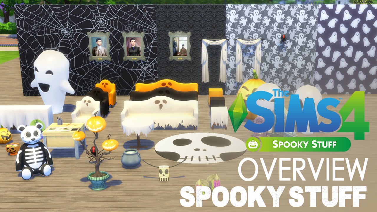 The Sims 4 - Spooky Stuff - Overview/Item showcase - YouTube