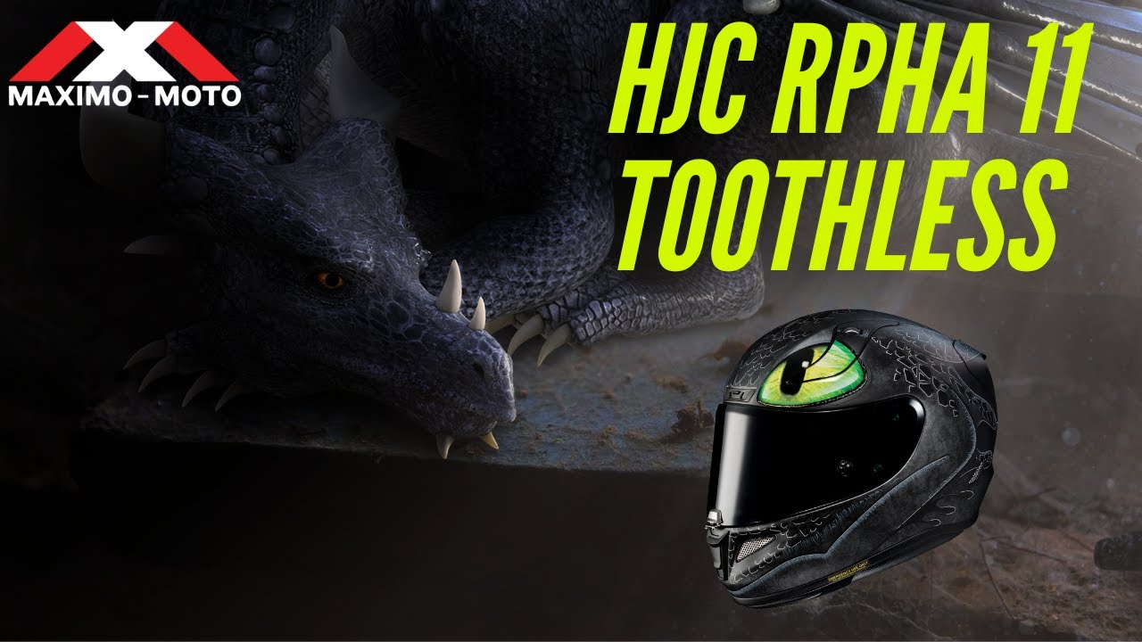 🐉🐲LO TENEMOS!! HJC RPHA 11 TOOTHLESS. REVIEW - YouTube