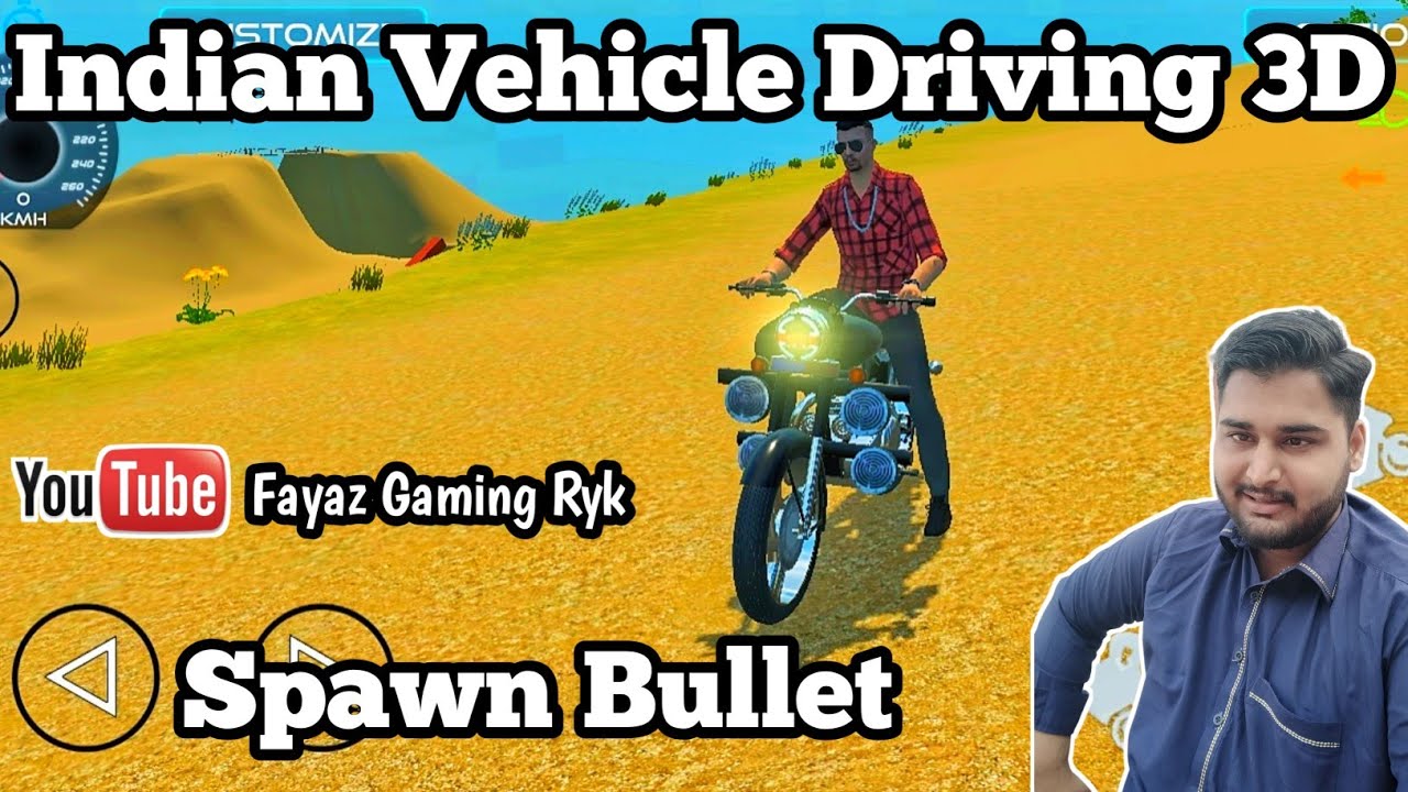 Indian Vehicle Driving 3D Bullet Bike Driving Test HD Gameplay By Fayaz ...