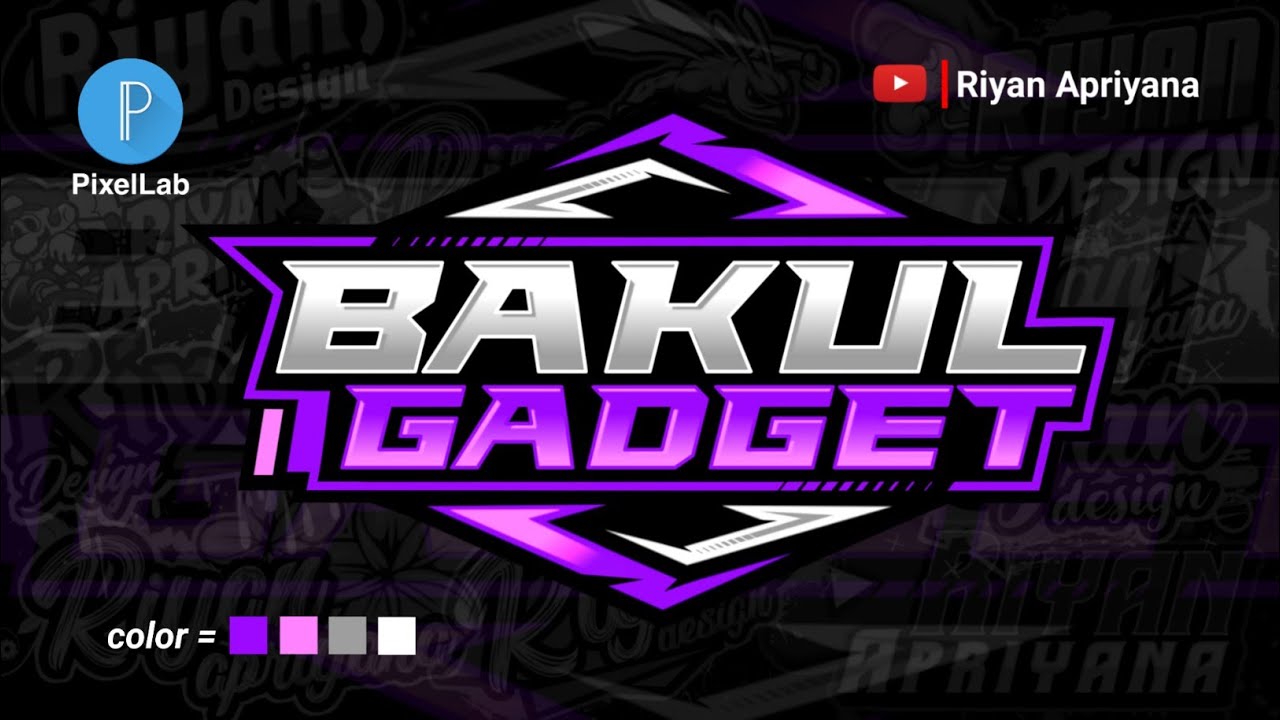 CARA MEMBUAT LOGO RACING KEREN DI PIXELLAB | BAKUL GADGET - YouTube