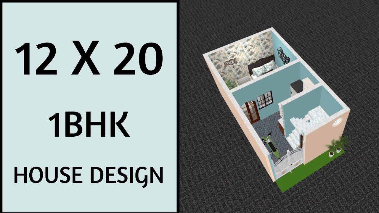 12x20 बहुत ही छोटा सबसे अच्छा नक्शा ll 12x20 House Plan ll 12x20 Ghar ...
