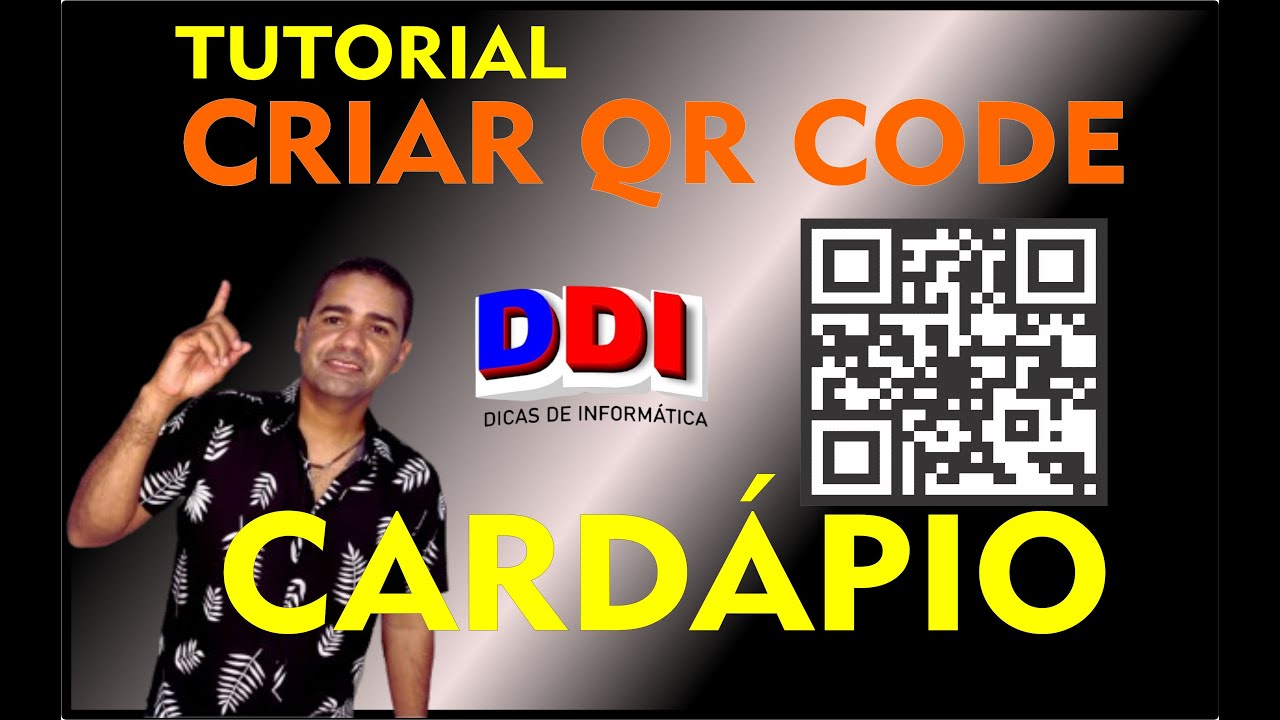 Como Criar um QR Code para o um Cardápio ou outra informação - TUTORIAL ...