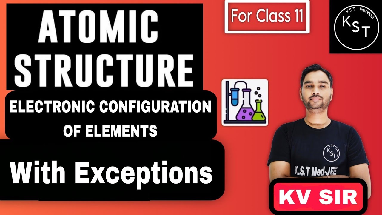 Electronic Configuration class 11| structure of atom class 11| neet ...