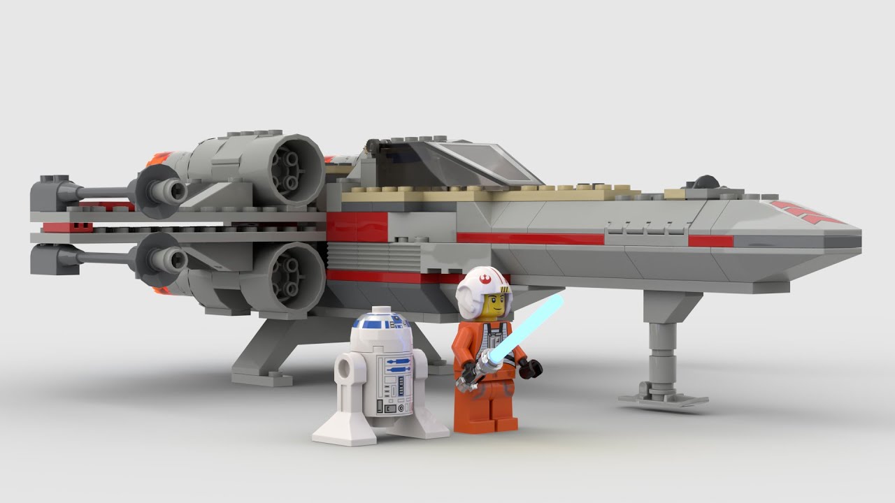 The LEGO Heaven | 1999 X-wing fighter™, LEGO® [7140] - YouTube