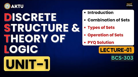 Discrete Structure & Theory of Logic | AKTU BCS-303 | Complete Playlist with PYQ Solutions ...