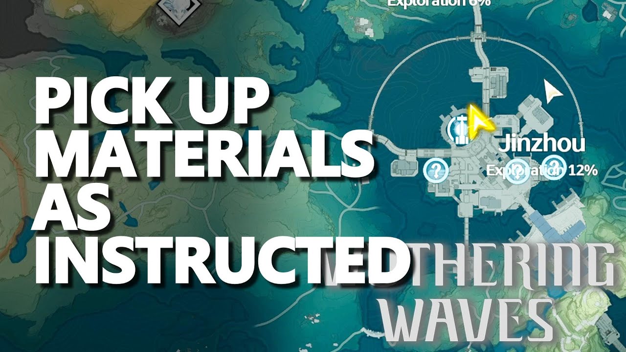 Pick up materials as instructed Wuthering Waves - YouTube