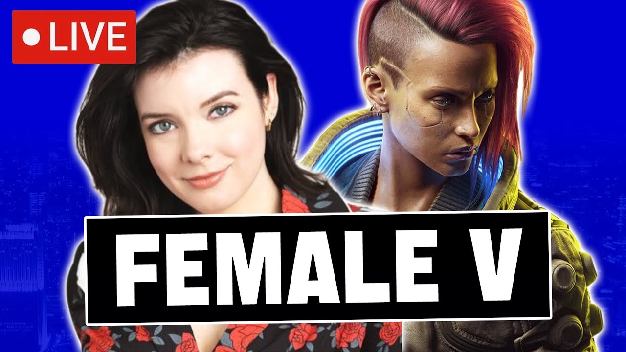 🔴Cherami Leigh on voicing Female V in Cyberpunk 2077 & reaction to ...