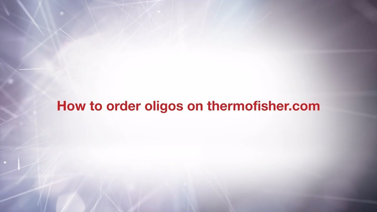 How to customize your Oligos order - YouTube