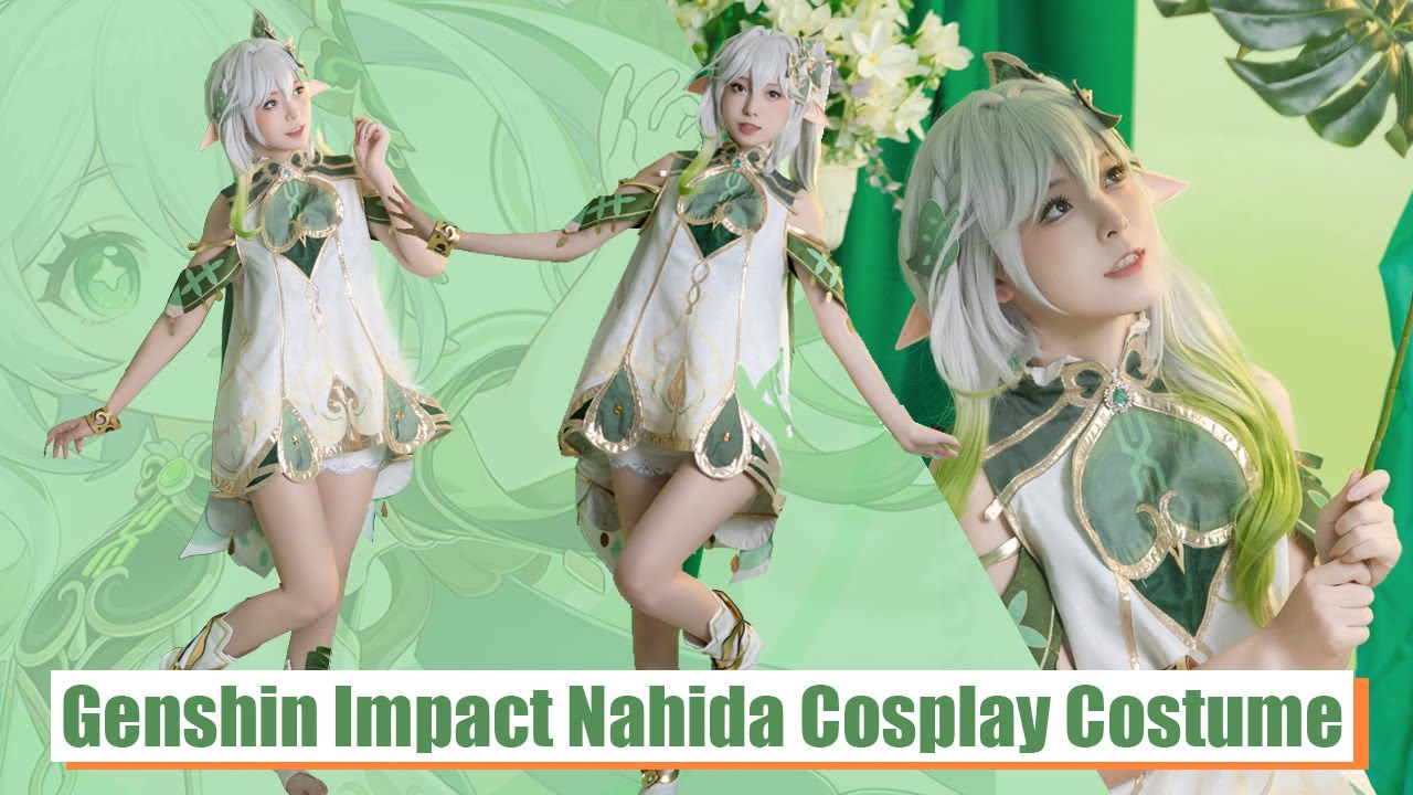 Dressing Tutorial Genshin Impact Nahida Cosplay Costume Youtube